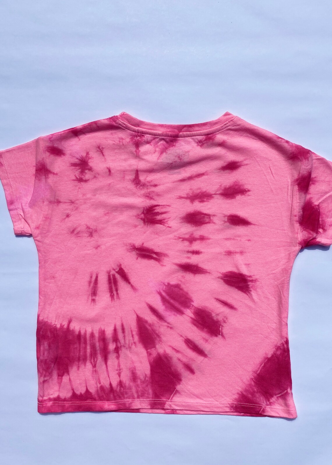 Girls Tie Dye Shirt // Girls Tie Dye Graphic Tee Shirt // Girls Pink ...