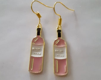 Wine Bottle Earrings - Etsy