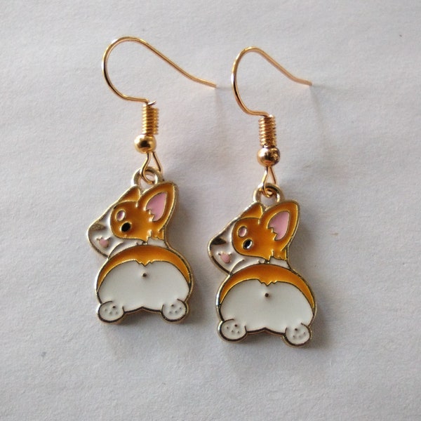 Corgi Earrings - Etsy