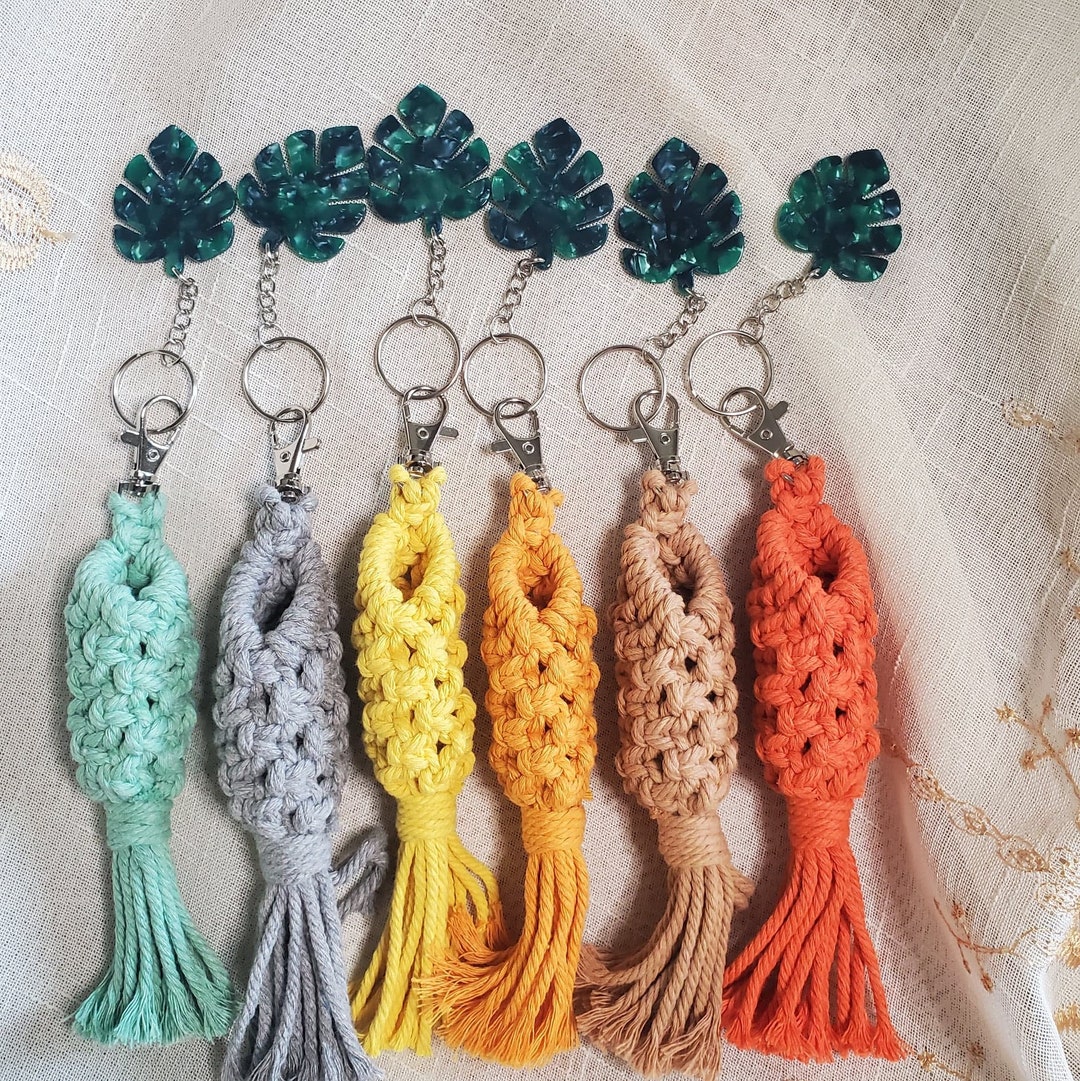 Lip Balm Keychain, Chapstick Holder, Bohemian Keychain, Modern Pouch - Etsy