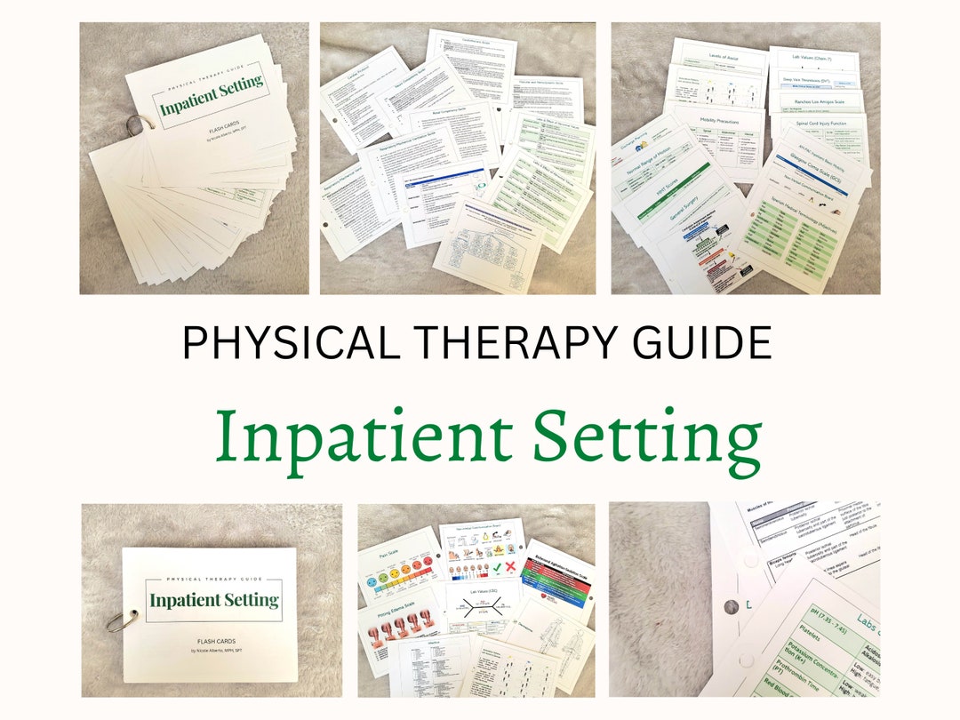 Physical Therapy Guide in the Inpatient Setting | Clinical Pocket ...