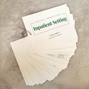 Physical Therapy Guide in the Inpatient Setting | Clinical Pocket ...