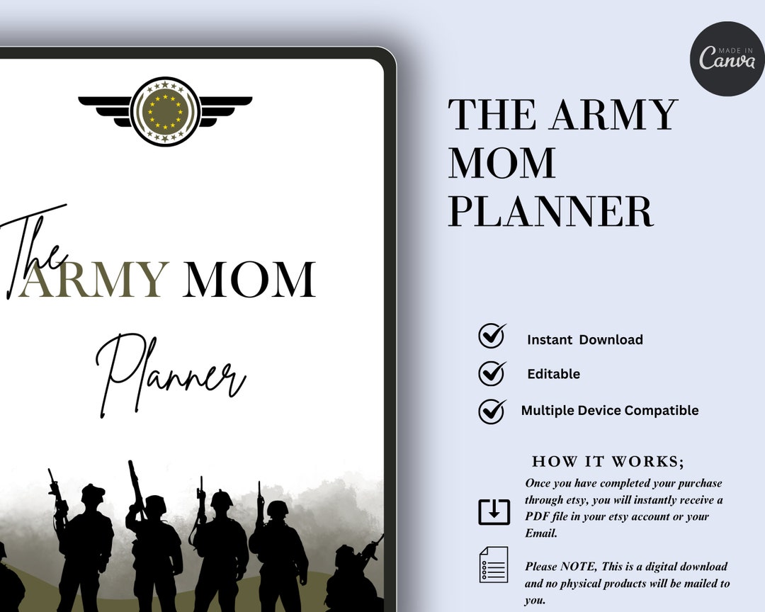 The Army Mom Planner, Military Family Organizer, Deployment Planner ...