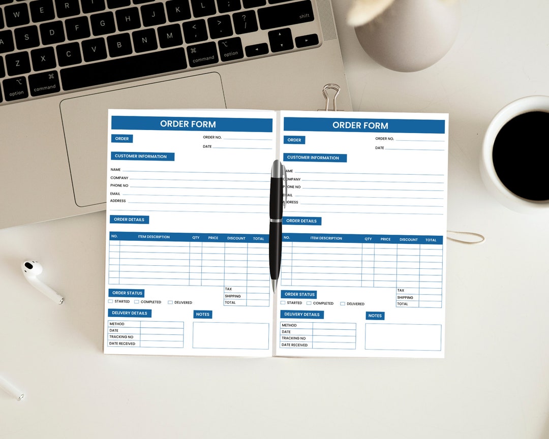 Corporate Business Order Form, Invoice Template, Invoice Order Form ...