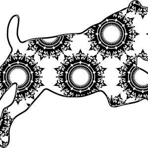 Mandala Puma /mandala Puma PNG, JPG, SVG/ Printable Mandalas / Vector ...