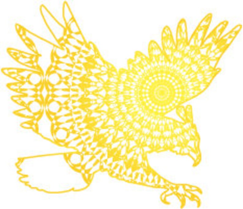 Mandala Adler / Mandala Adler PNG, JPG, SVG/ Druckbare Mandalas ...