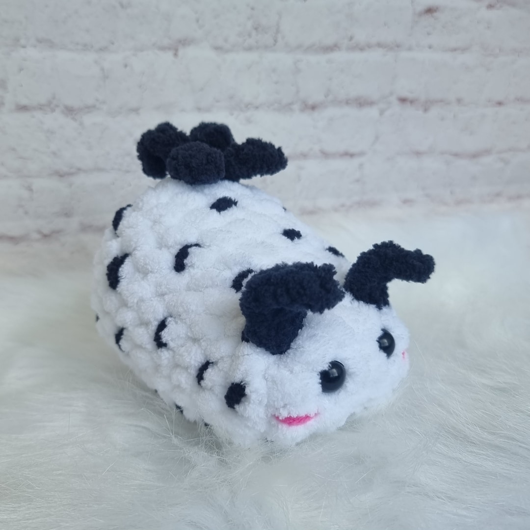 Crochet SEA BUNNY, Amigurumi Bunny, Sea Slug , Kawaii Plush, Cute Desk ...