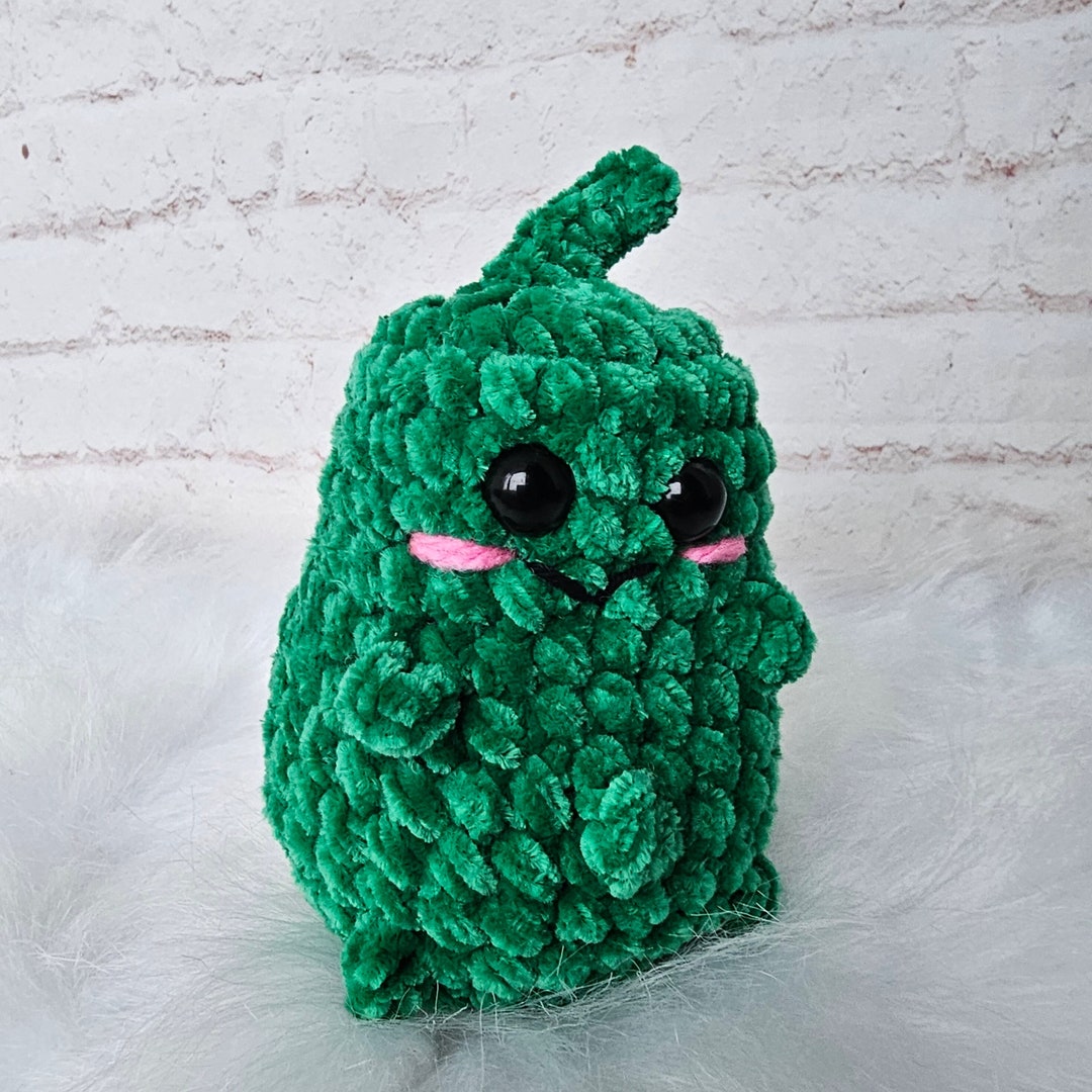 Crochet BABY Velvet Cucumber Plush,cute Cucumber Amigurumi, Cute ...
