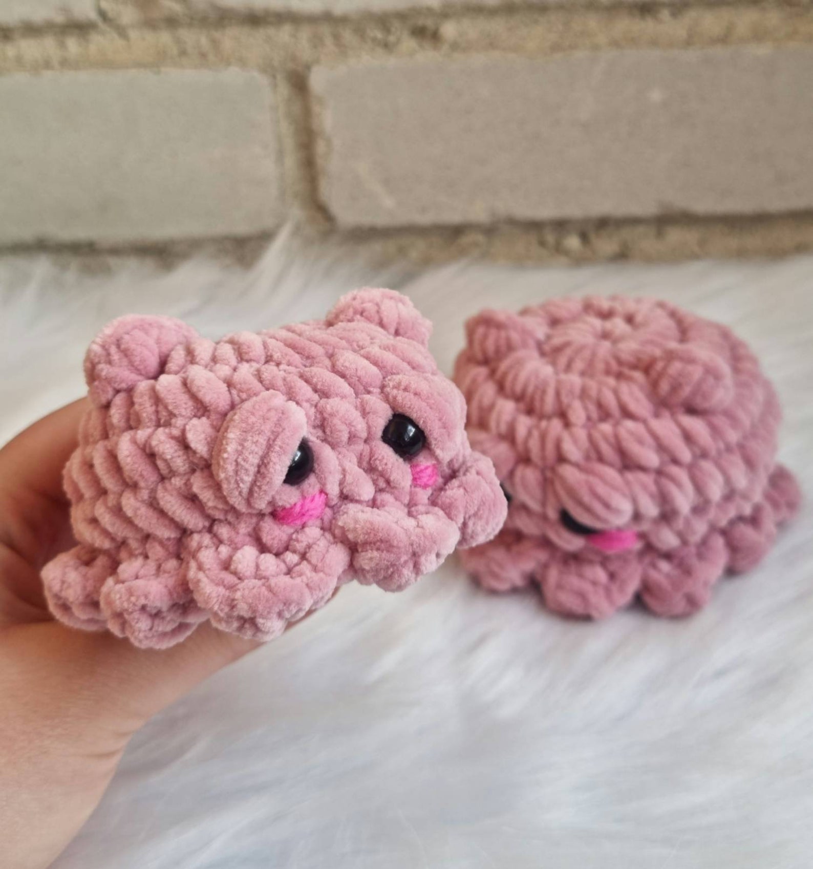 Crochet DUMBO OCTOPUS Plush Set smallbigcute Octopus | Etsy