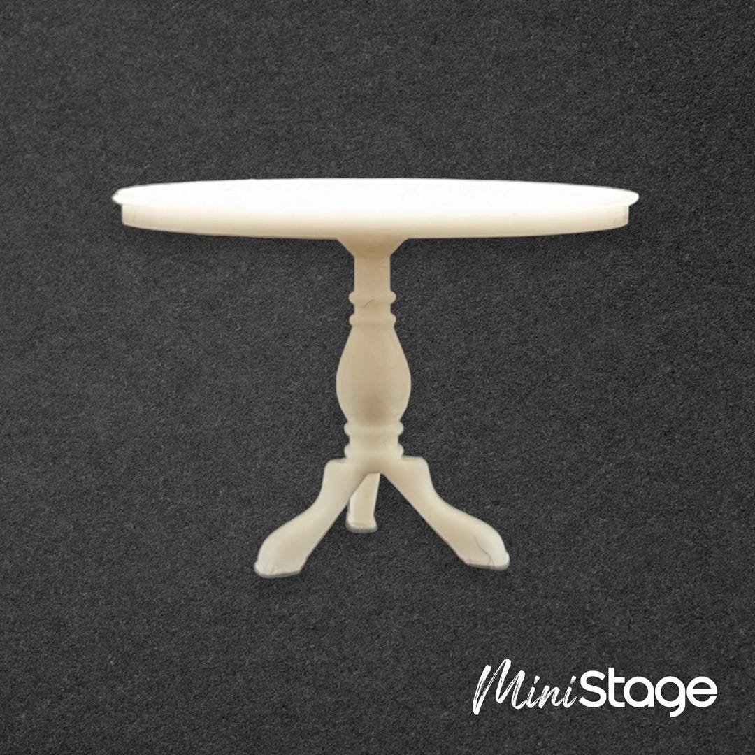 Scale Model of a Round Pedestal Dining Table - Etsy