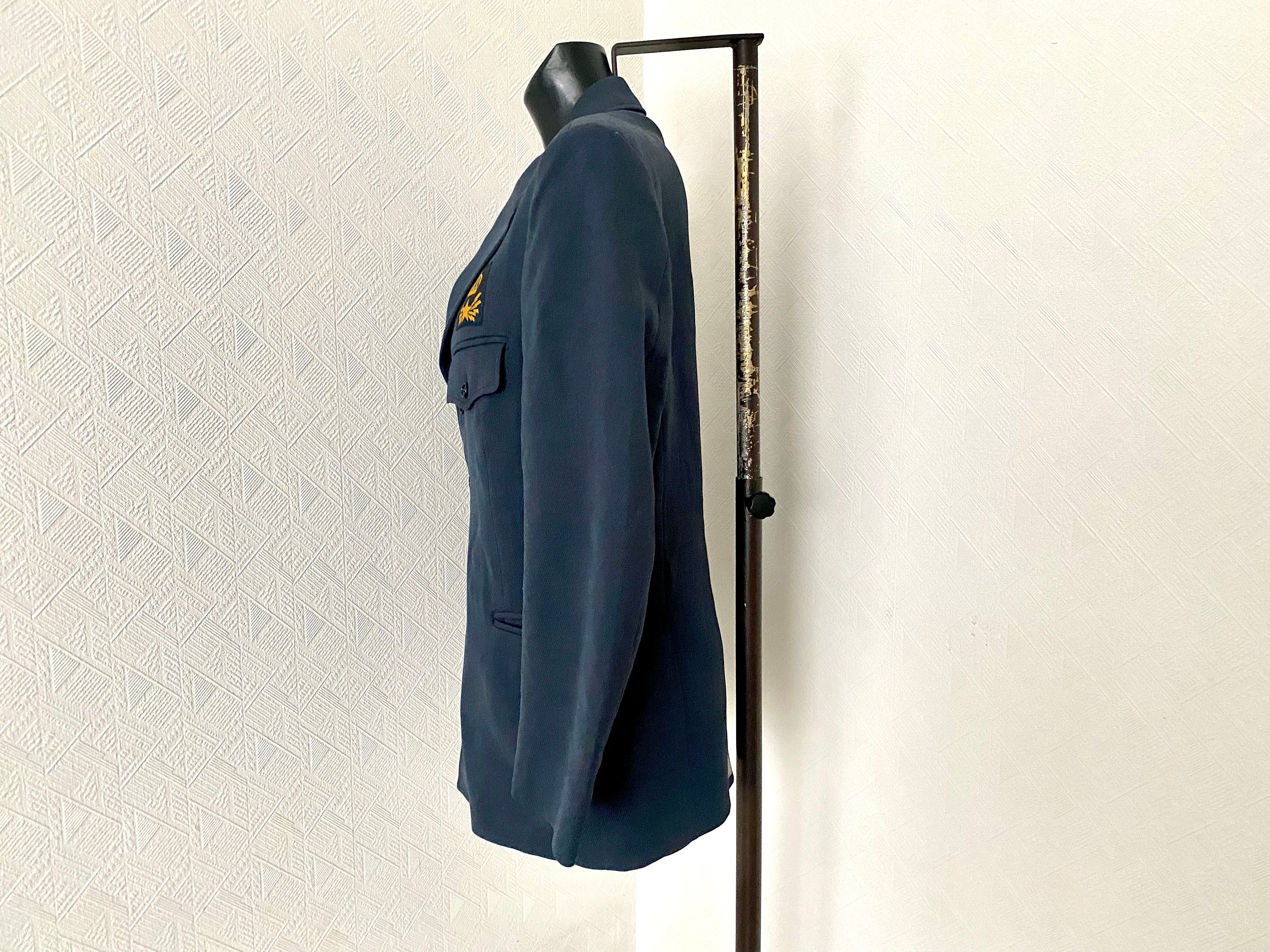 80's Swedish Royal Guard of Honor Jacket Drak Blue Men's Warm Uniform ...