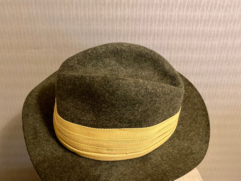 70s- 80s Herbert Johnson Hatters Men's Fedora Felt Hat London Raiders ...