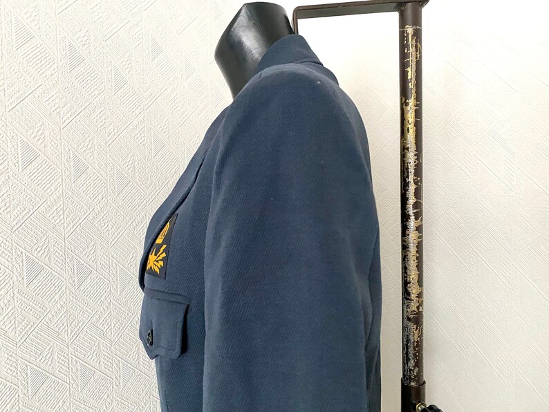 80's Swedish Royal Guard of Honor Jacket Drak Blue Men's Warm Uniform ...