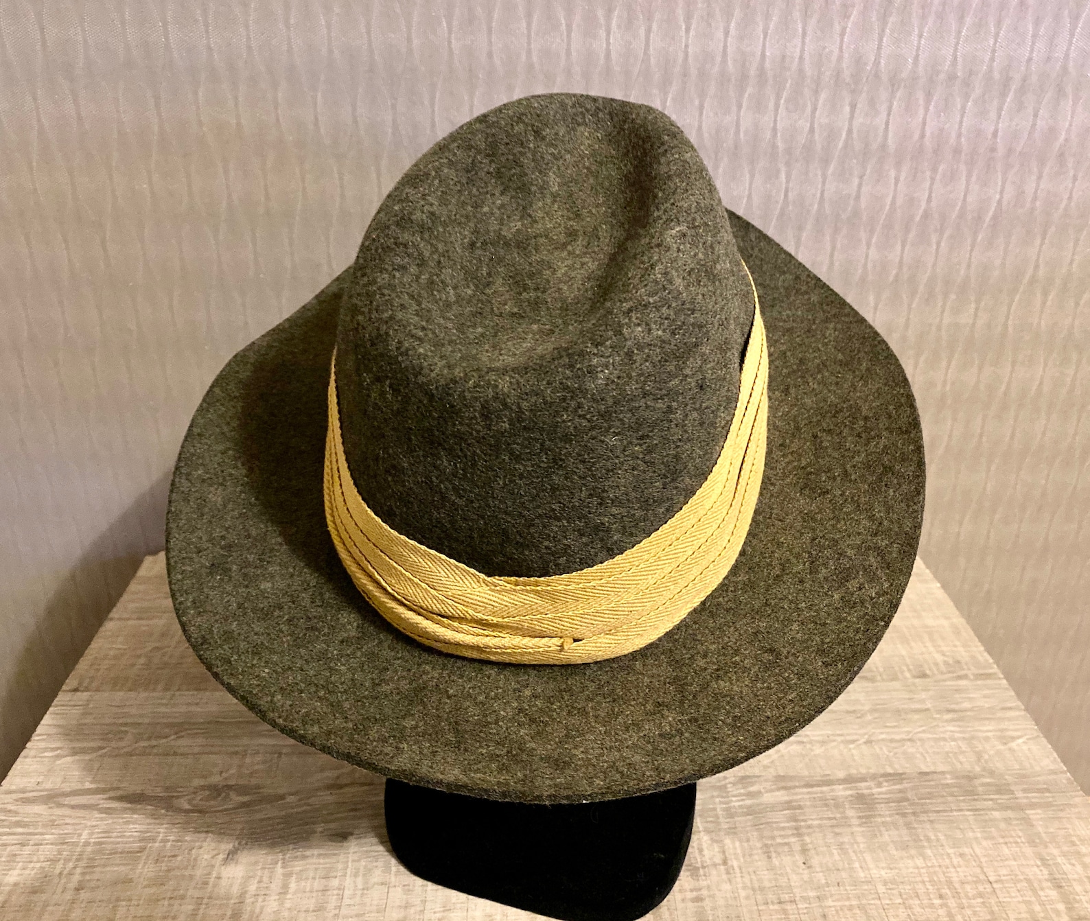 70s- 80s Herbert Johnson Hatters Men's Fedora Felt Hat London Raiders ...