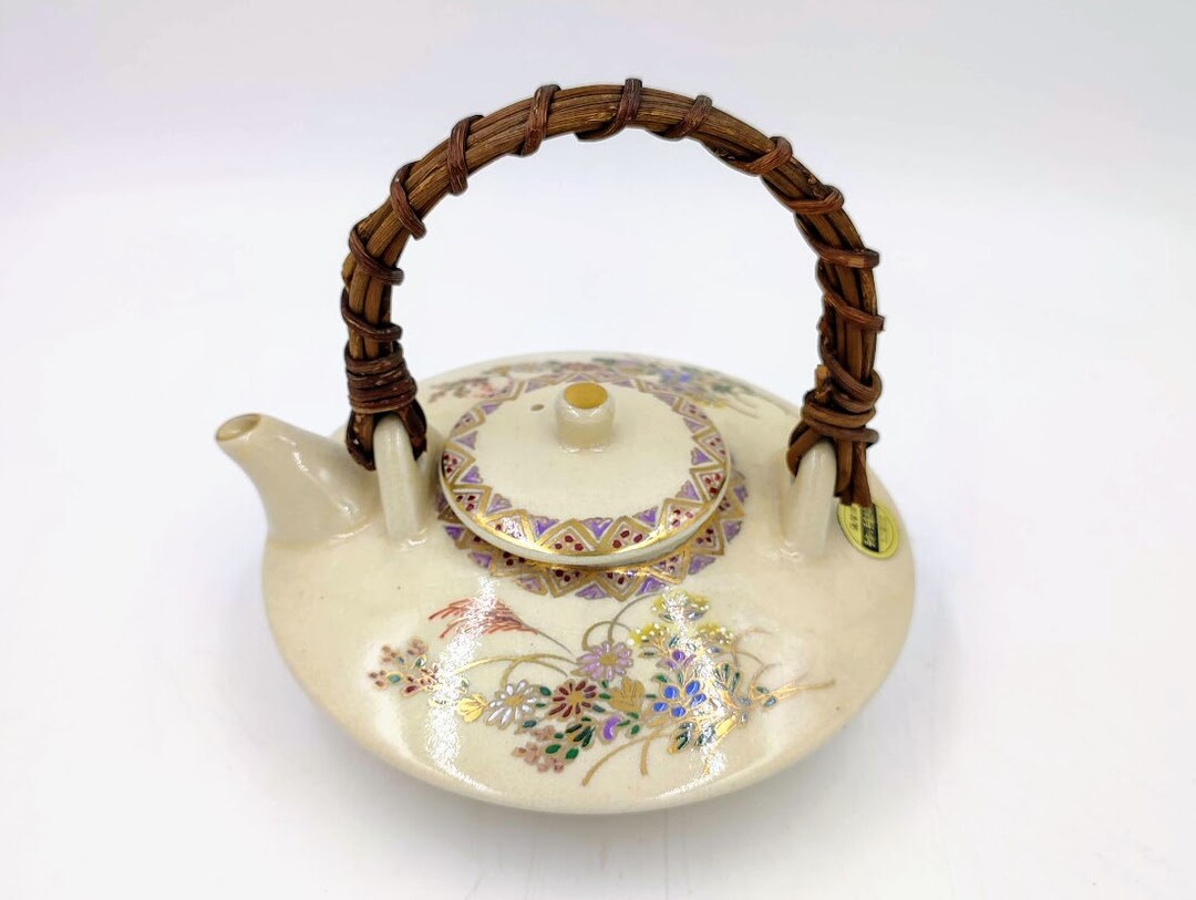 Flat Satsuma Kyusu Teapot - Etsy