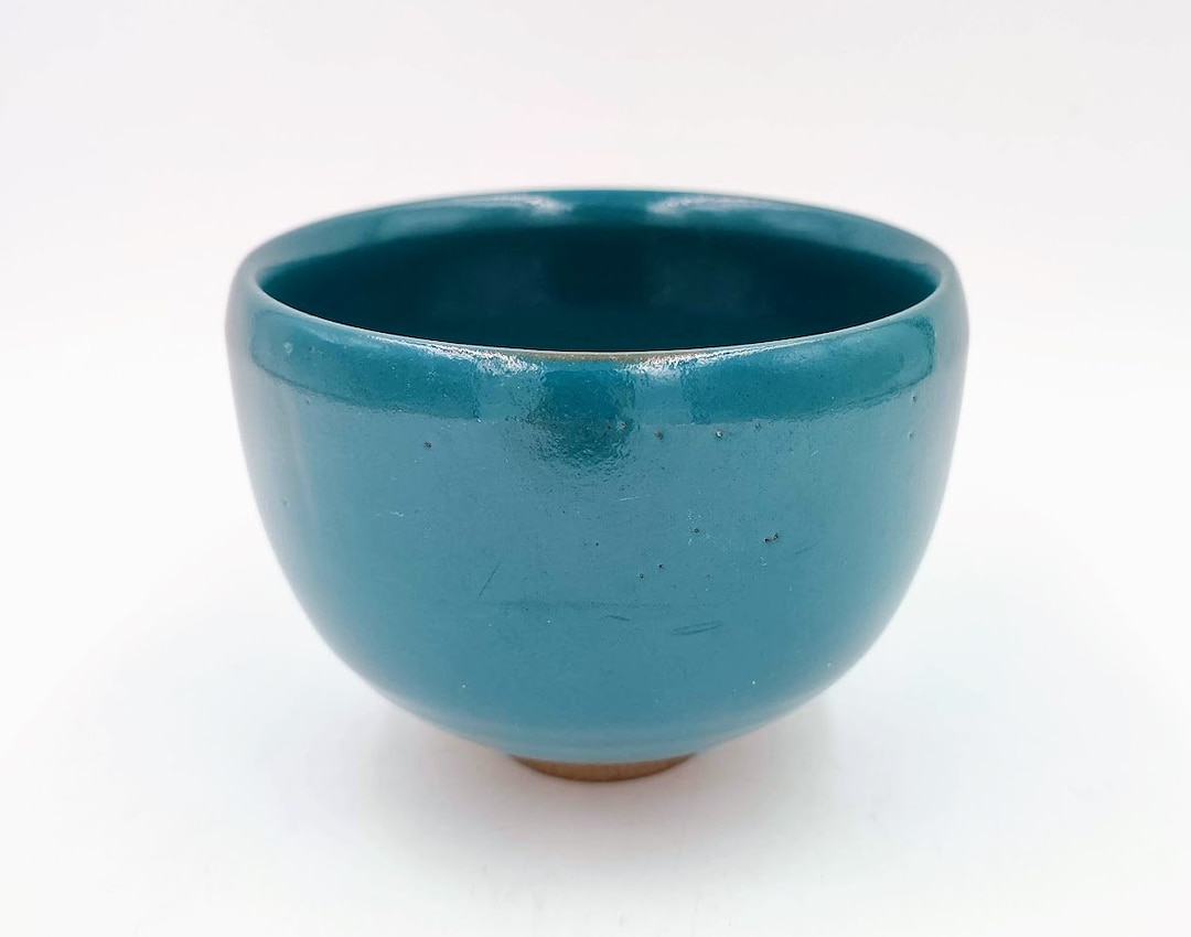 Turquoise Kyo Yaki Chawan - Etsy