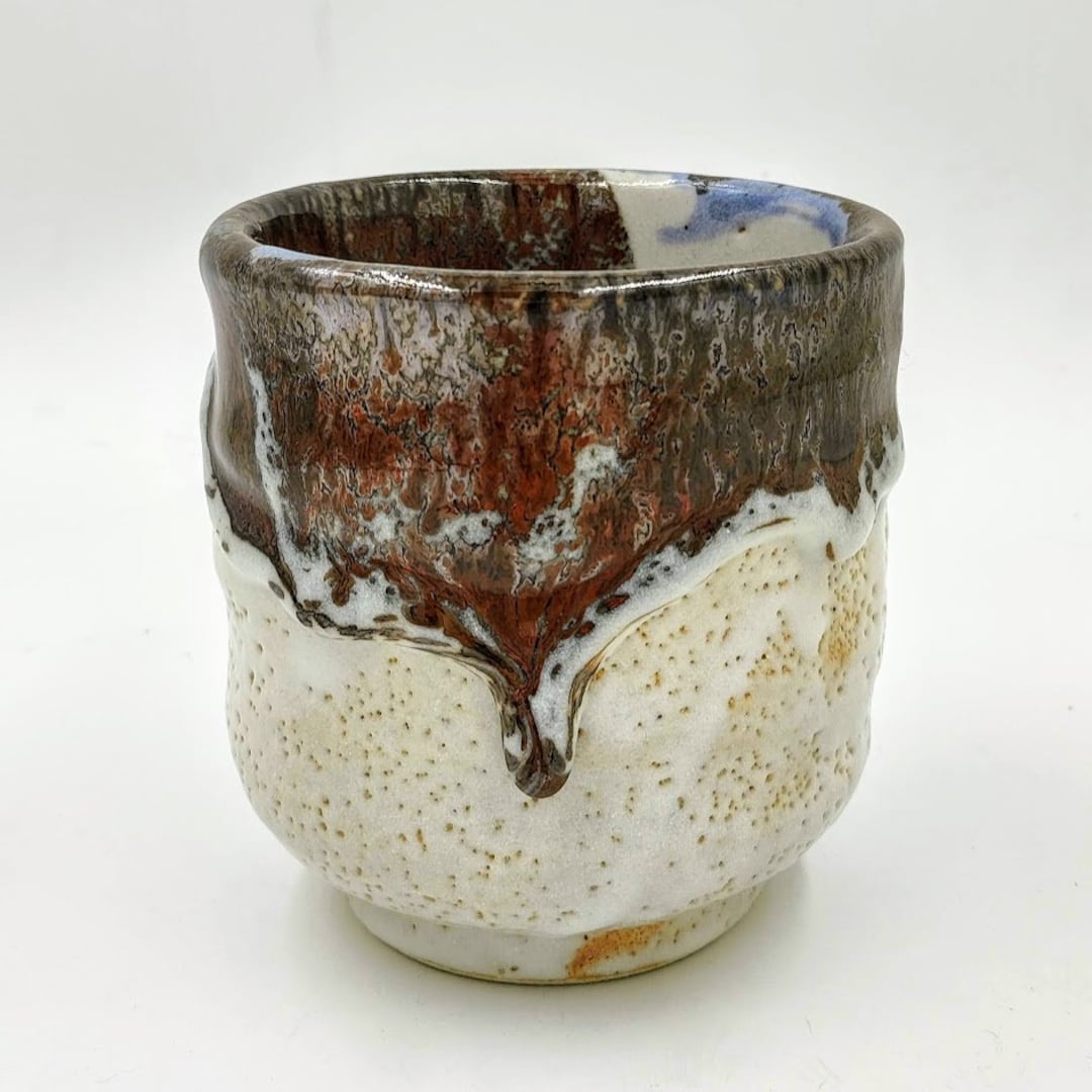 Large Shino Yaki Yunomi Cup - Etsy