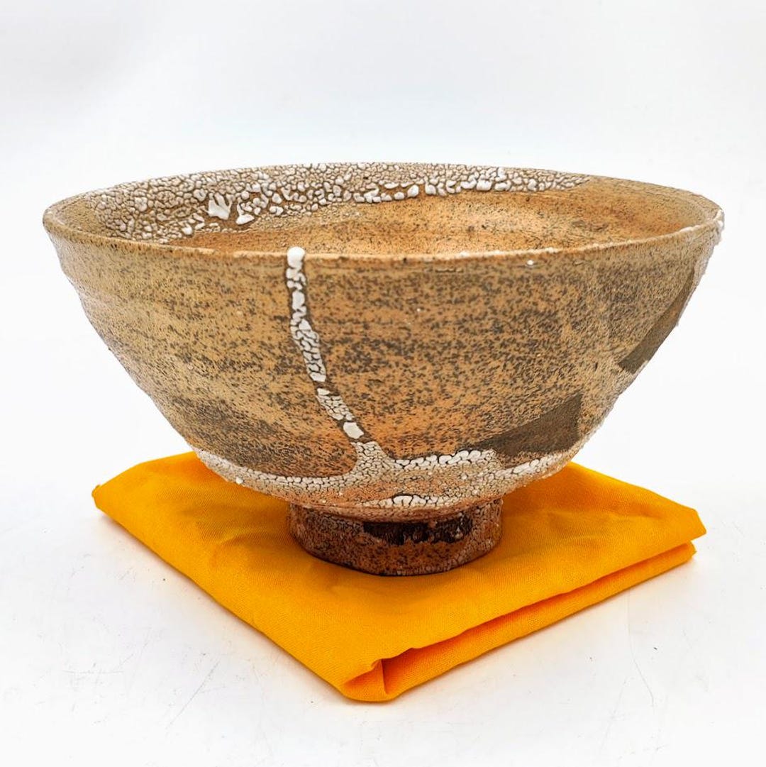O-ido Chawan With Kairagi Glaze - Etsy
