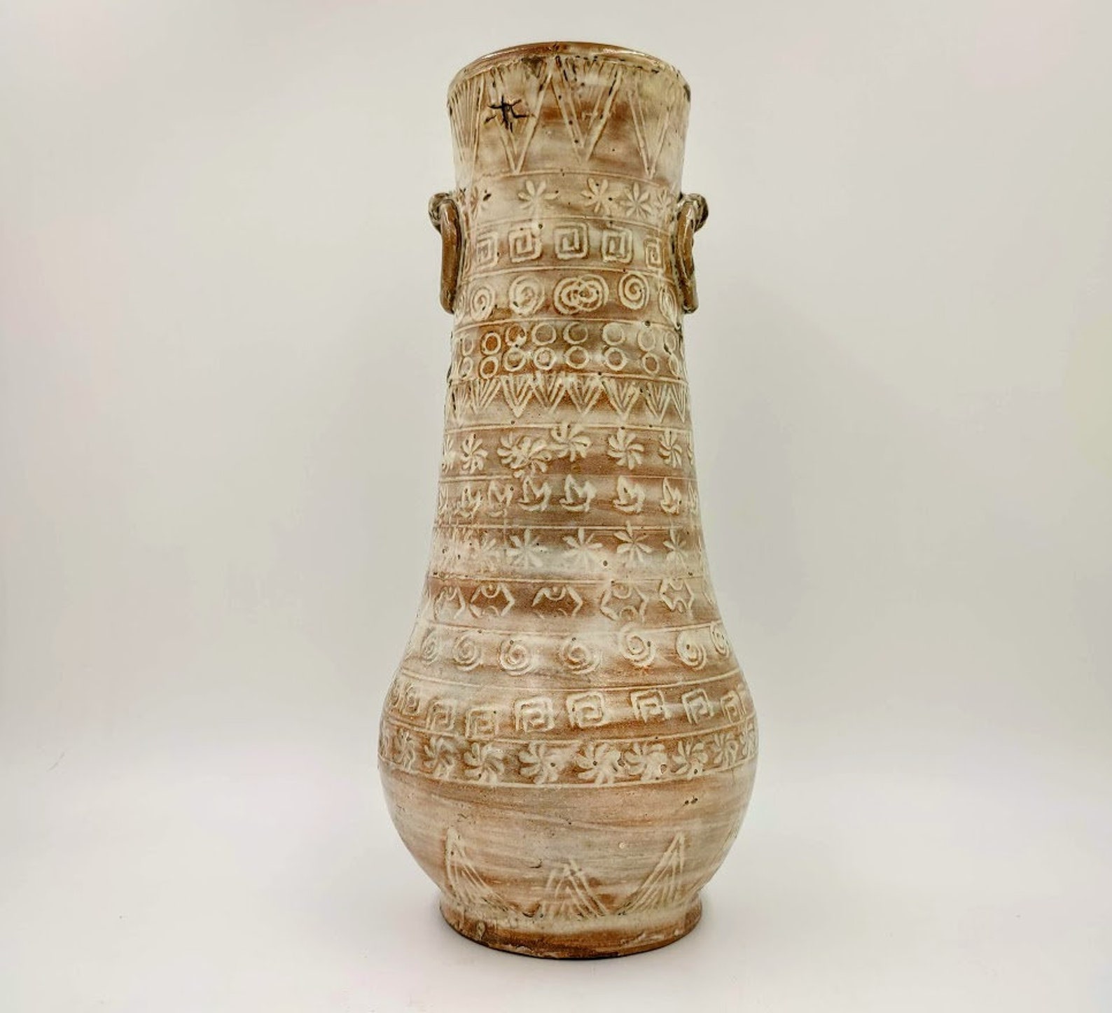 Antique Mishima Yaki Vase - Etsy