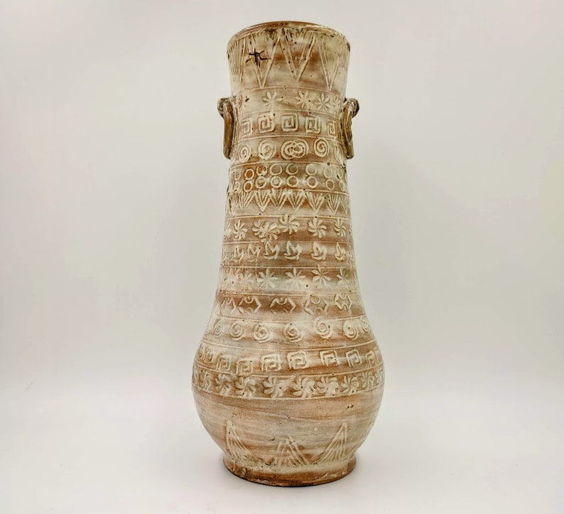 Antique Mishima Yaki Vase - Etsy