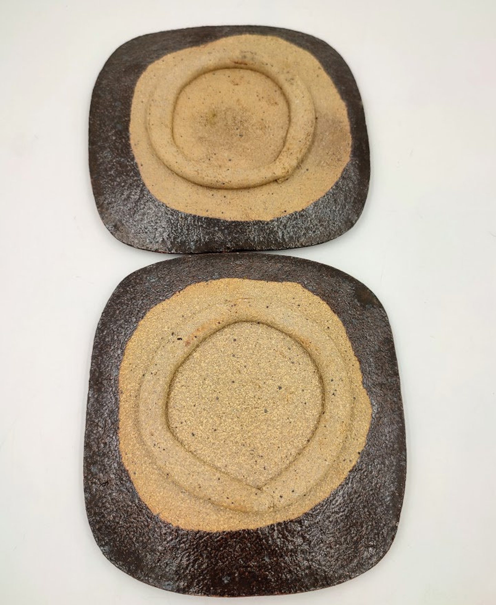 Pair of Agano Ware Plates - Etsy