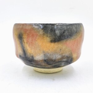 Red "aka" Raku Chawan - Etsy