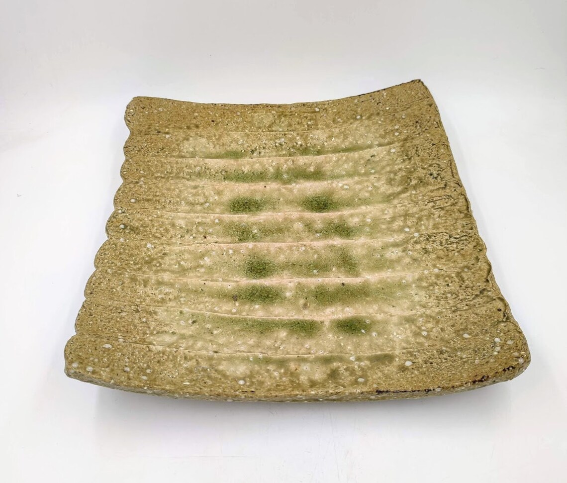 Iga Yaki Plate by Shimagahara Fumon - Etsy