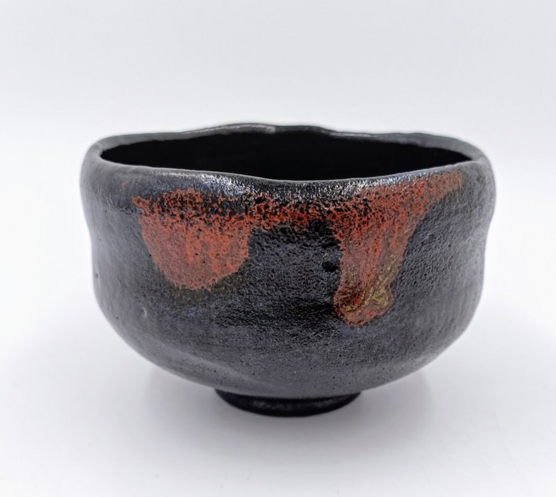 Kuro Raku Chawan by Sasaki Shoraku 佐々木昭楽 - Etsy