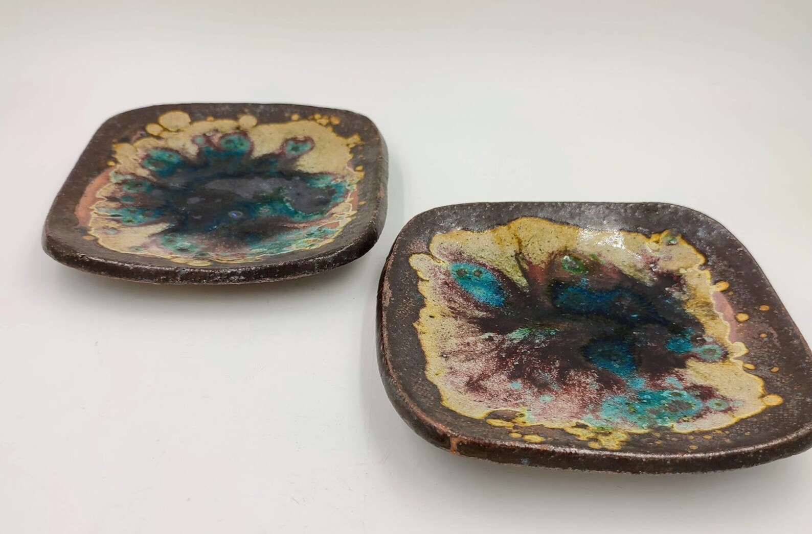 Pair of Agano Ware Plates - Etsy