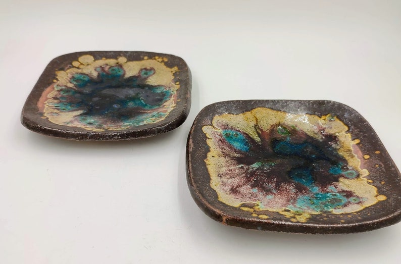 Pair of Agano Ware Plates - Etsy