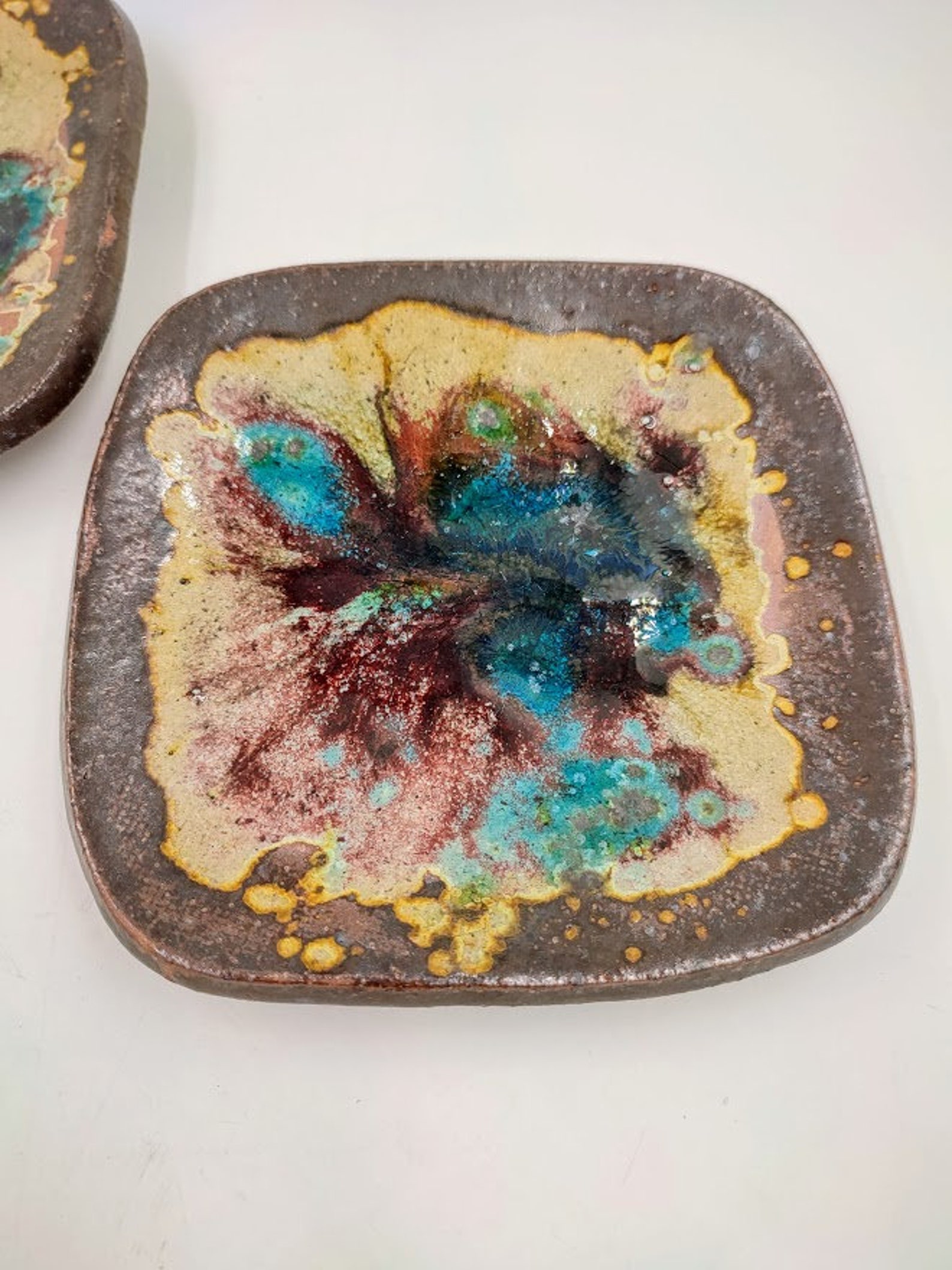 Pair of Agano Ware Plates - Etsy