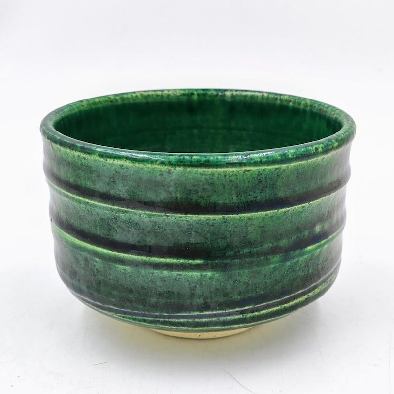 Japanese Oribe Chawan - Etsy