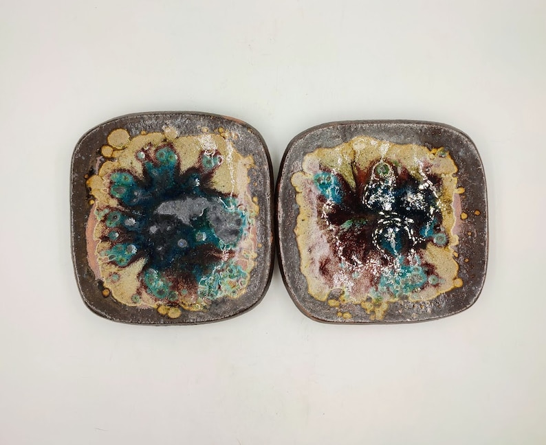 Pair of Agano Ware Plates - Etsy