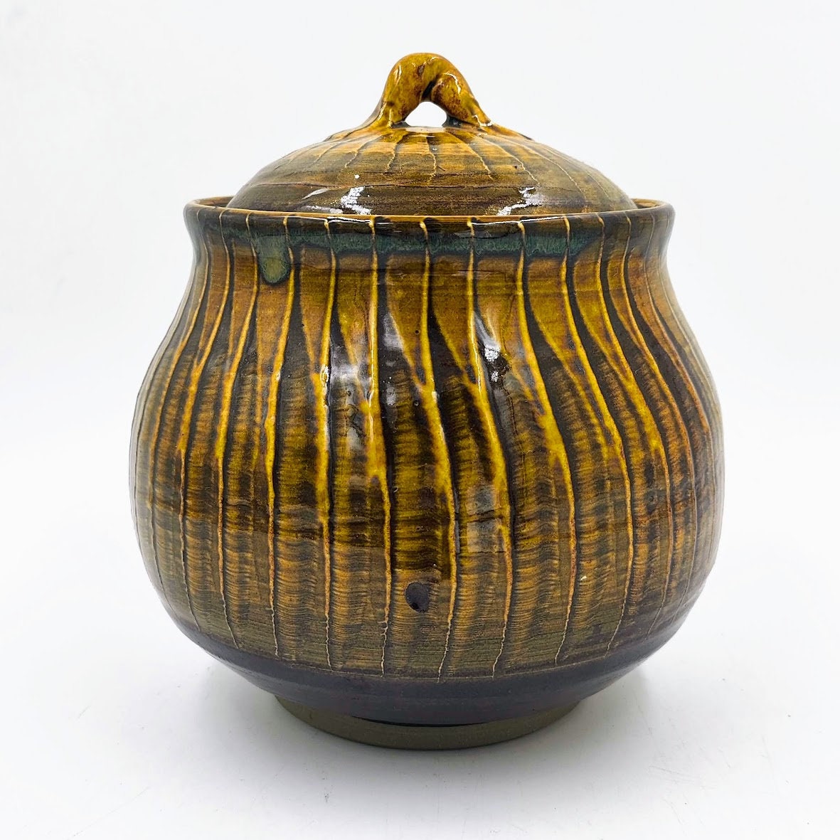 Onta Yaki Lidded Jar. - Etsy