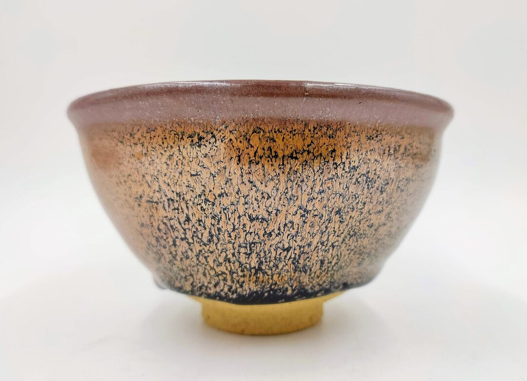 Vintage Tenmoku Glazed Chawan - Etsy