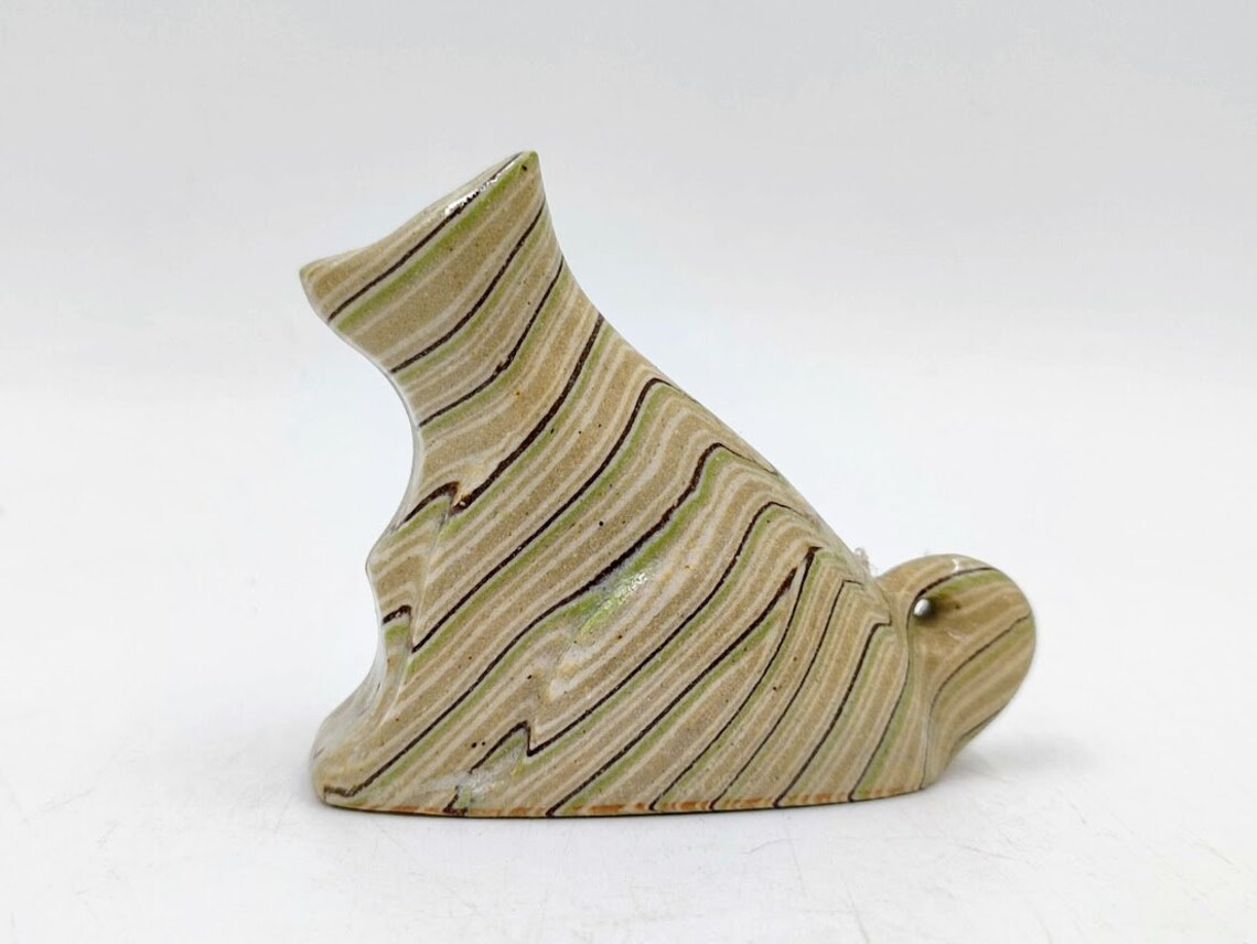 Nerikomi Yaki Dog Zodiac Figurine - Etsy