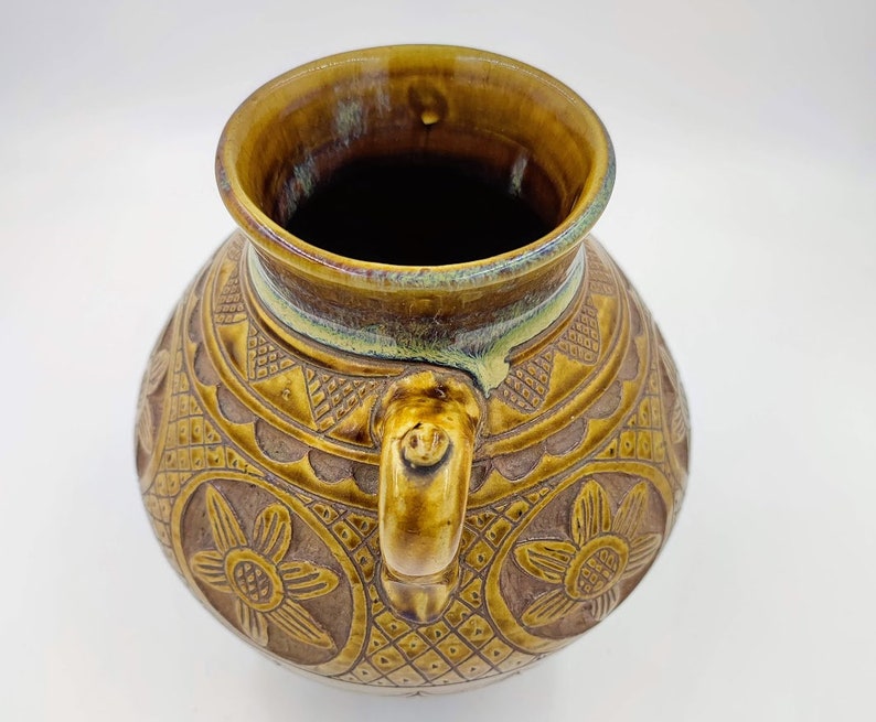 Antique Tsuboya Yaki Jar | Etsy