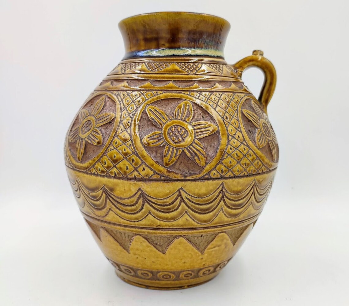 Antique Tsuboya Yaki Jar | Etsy