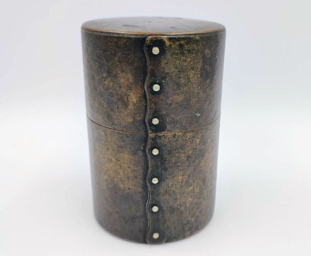 Vintage Copper Chazutsu by Gyokusendo 玉川堂 - Etsy