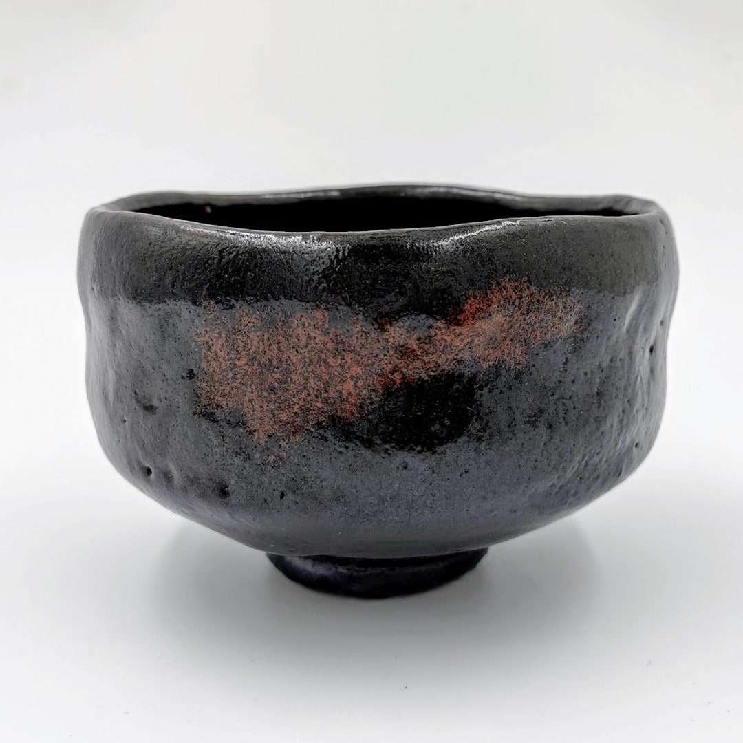 Vintage Kuro Raku Chawan - Etsy