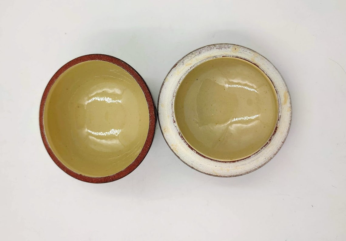 Tsuboya Yaki Lidded Jar | Etsy