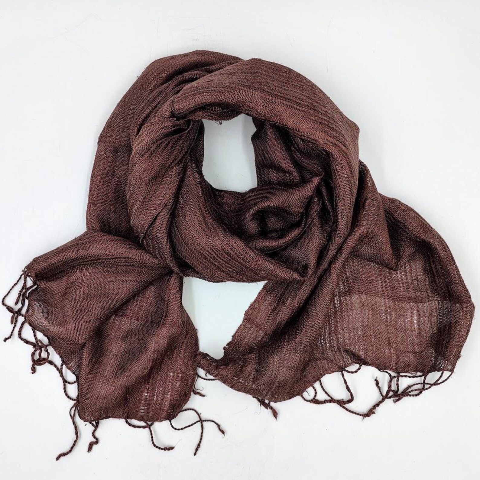 Raw Thai Silk Hand Wooven Scarf - Etsy
