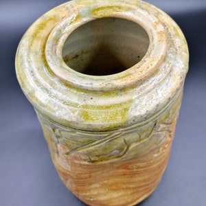 Carved Iga Yaki Vase - Etsy