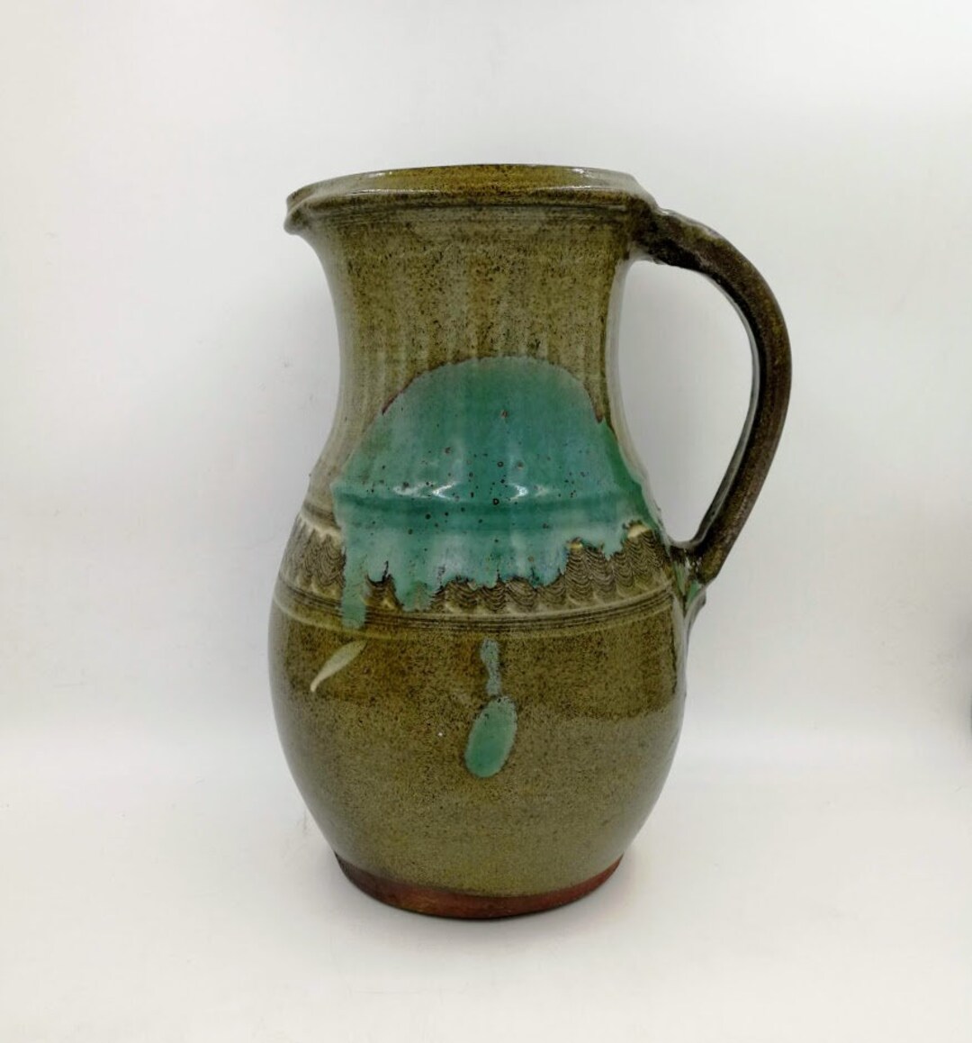 Vintage Onta Yaki Vase: Large Japanese Pottery Jar - Etsy