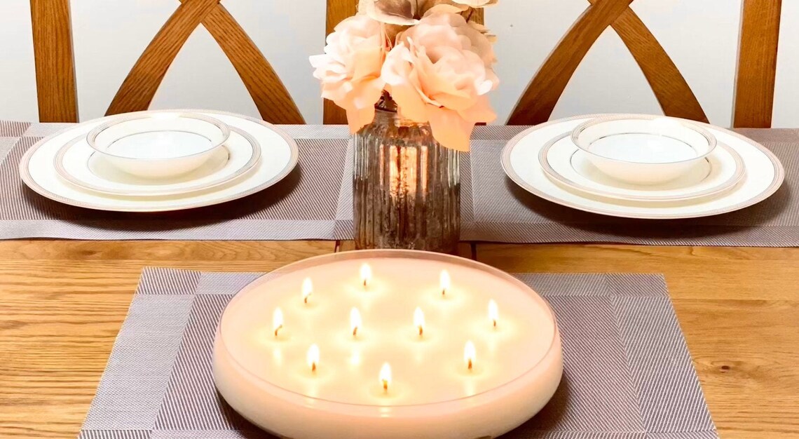 Extra Extra Large Candle | 10 Wick | Super Size | Table Centrepiece ...
