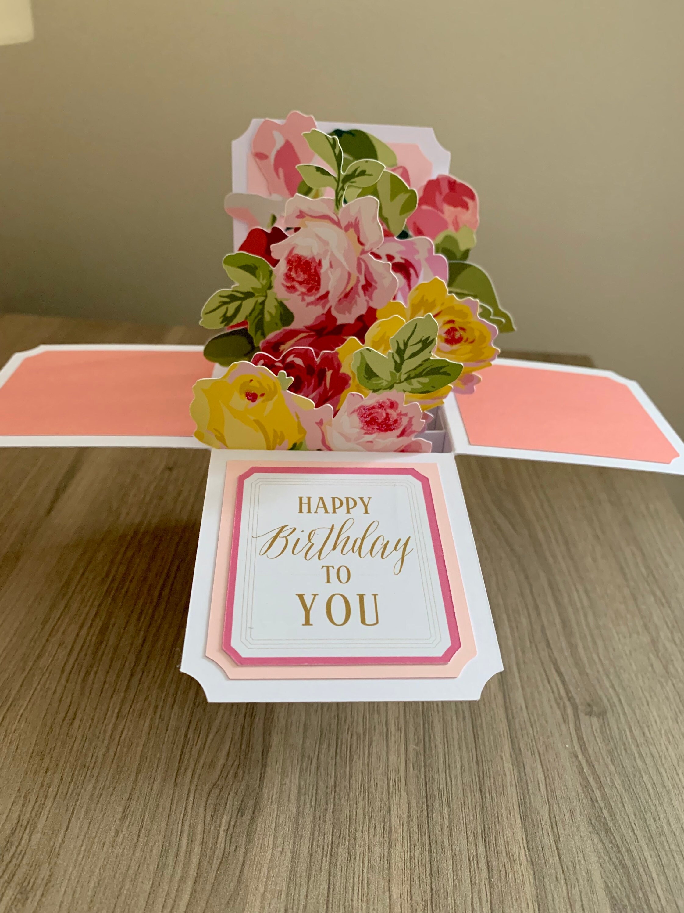 Happy Birthday Pop up Box Card Birthday Pop up Box Card - Etsy UK