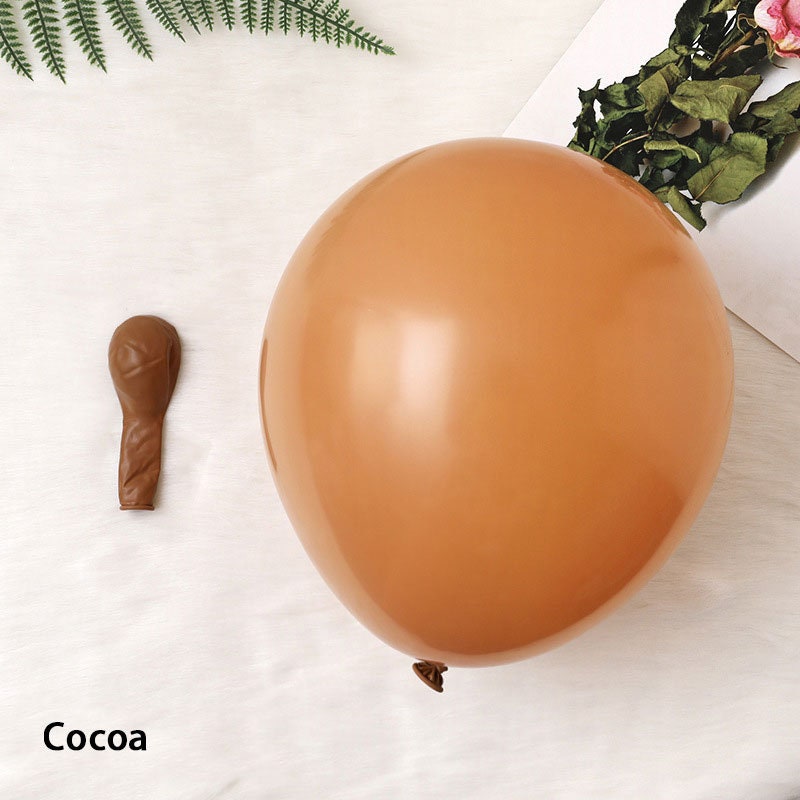 90pcs Doubled Tan Balloon Garland Kit Wedding Decoration Cocoa Coffee ...