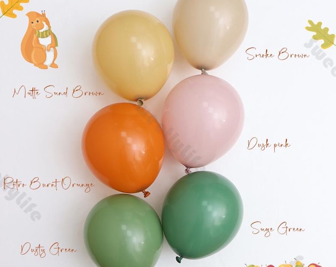 132pcs Ins Rainbow Theme Balloon Arch Kit Mustard Terracotta Ballons ...