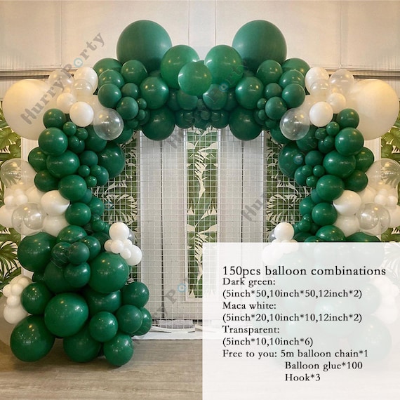 Dark Green Party Decorations