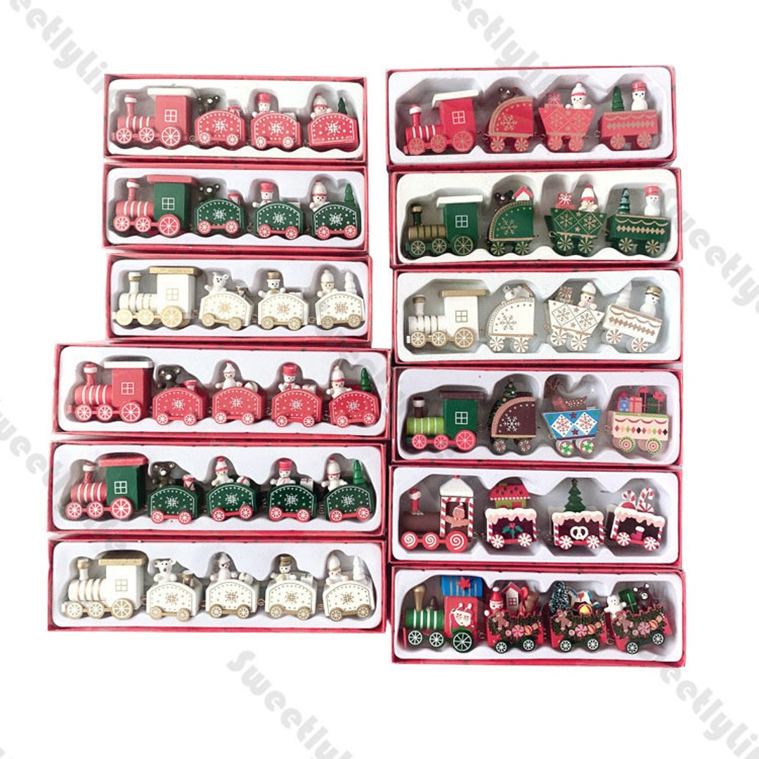Handmade Wooden Trains, Christmas Trains, Exquisite Holiday Gifts ...